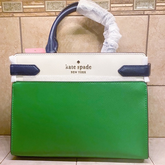 Kate Spade Colorblock Purse Bluey | semashow.com